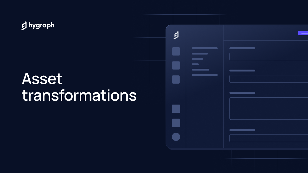 Asset transformations | Hygraph