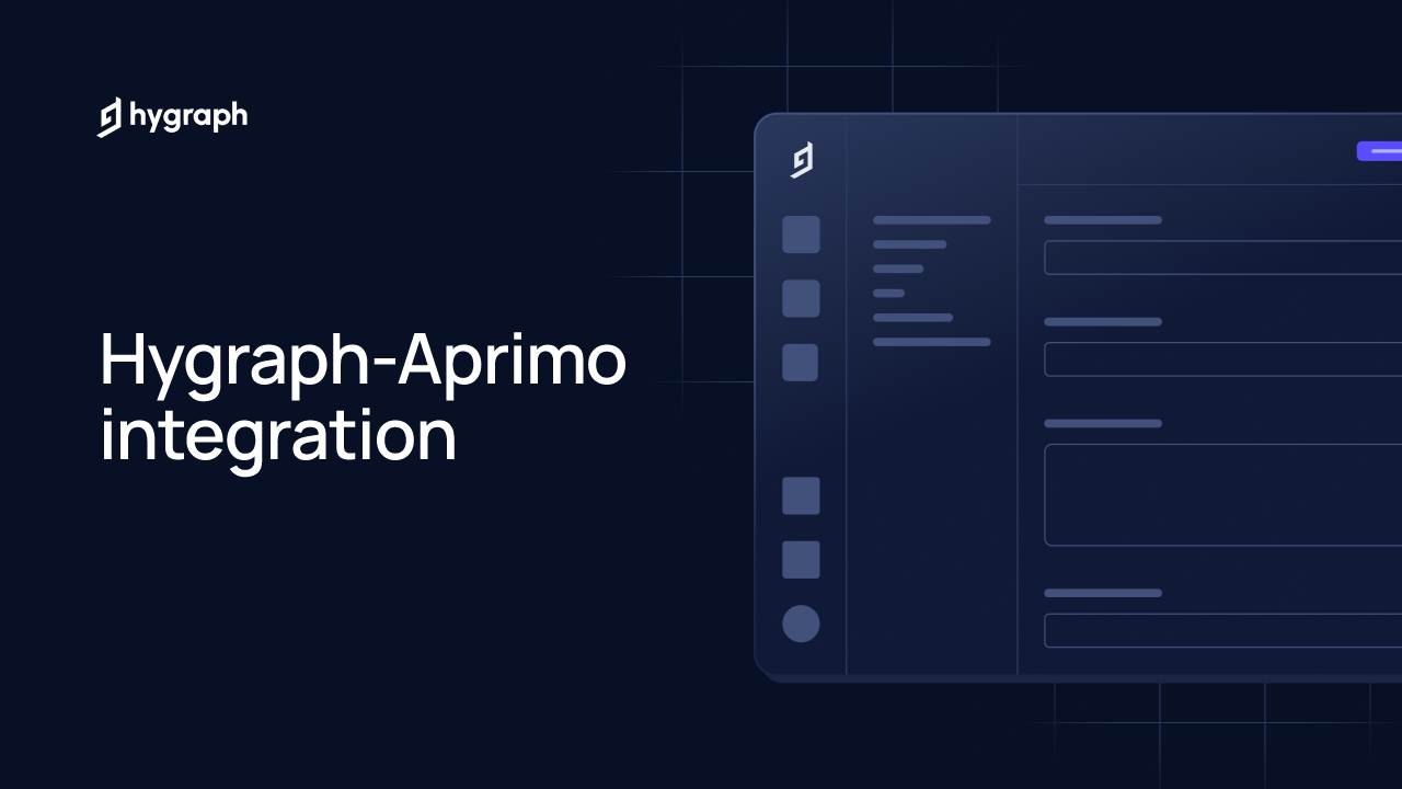 Hygraph-Aprimo integration | Hygraph
